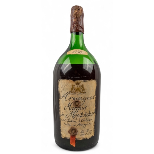 A Pot Gascon of Armagnac Marquis de Montdidier2.5 L bottle, 1938 ...