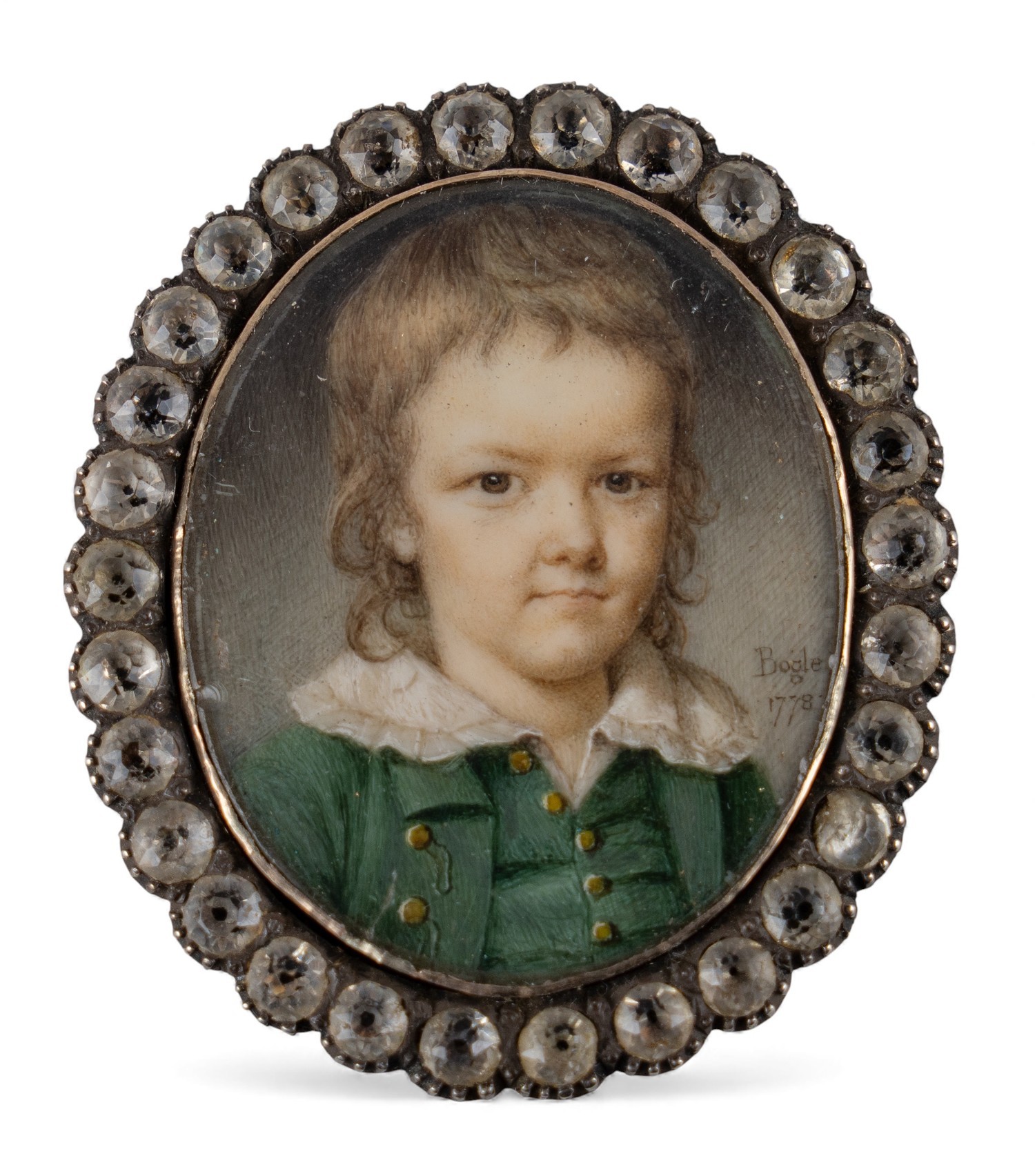 John Bogle (Scottish 1746-1803)Portrait of Michael Howard as a boy, in ...