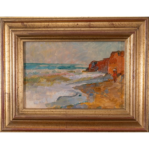 Daniil Cherkes (Russian, 1899-1971)Two coastal scenes, one titled 'The ...