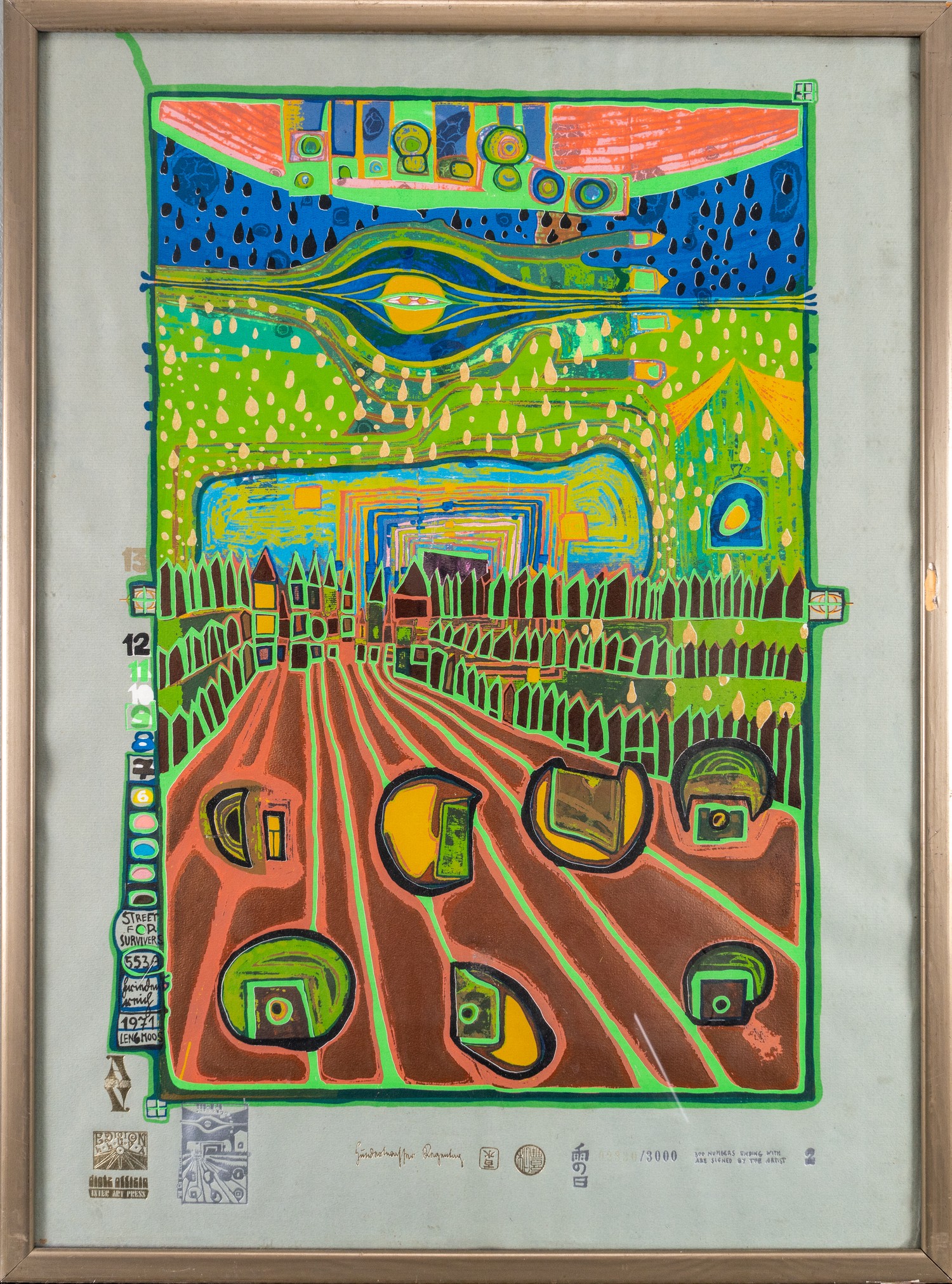 Friedrich Hundertwasser (Austrian, 1928-2000)Street for ...