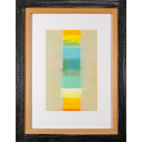 Russell Baker (British, b. 1958)A pair of abstract worksMixed media on ...