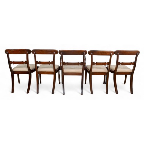 Regency, circa 1820A set of five dining chairs attributed to Gillows ...