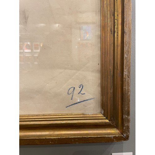 French School, 20th centuryPortrait of a womanCharcoal on ...