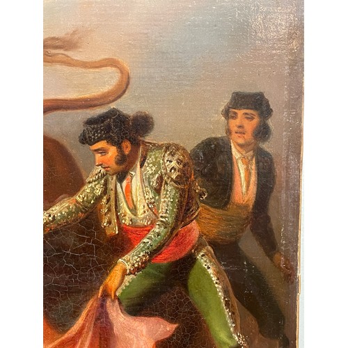 Philip Villamil of Jamaica (1814-1878)Plaza de Toros of SevilleOil on ...