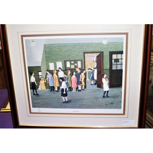 Framed and Mounted Limited Edition (547/850) Print "Nitty Nora" by Tom ...