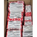 One Box containing Nine Packs of Screwfix Turbo Ultra Screws: 5.0 x ...