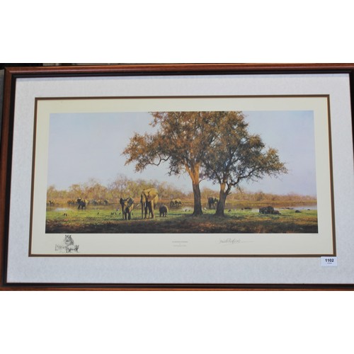 Framed and Mounted Signed Limited Edition Emboss Stamped Print (125/ ...