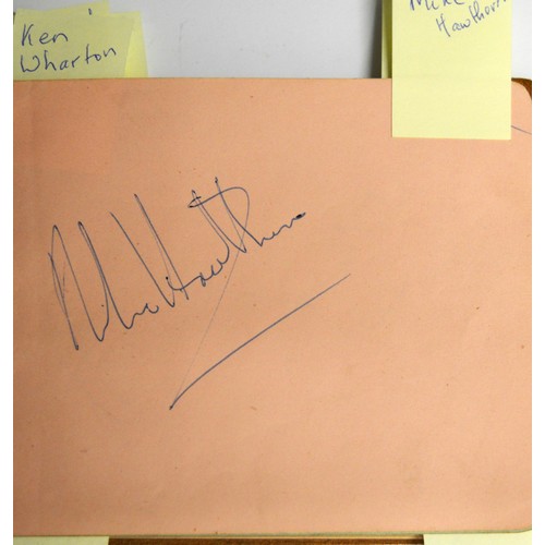 A Schoolboy's Leather Autograph Book containing the Signatures of ...