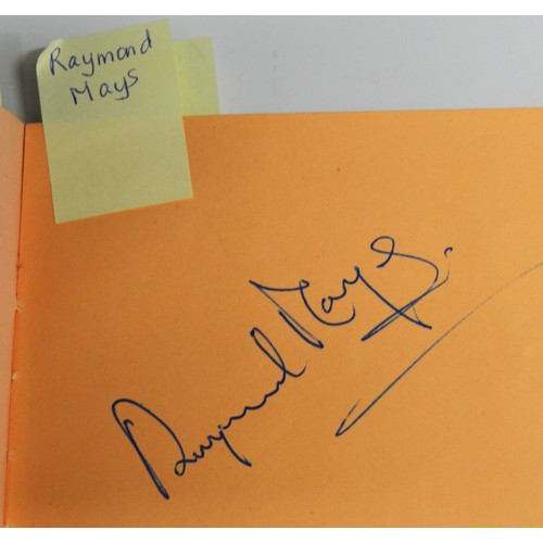 A Schoolboy's Leather Autograph Book containing the Signatures of ...