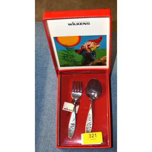 Boxed Wert & Design Wilkens Christening Fork and Spoon