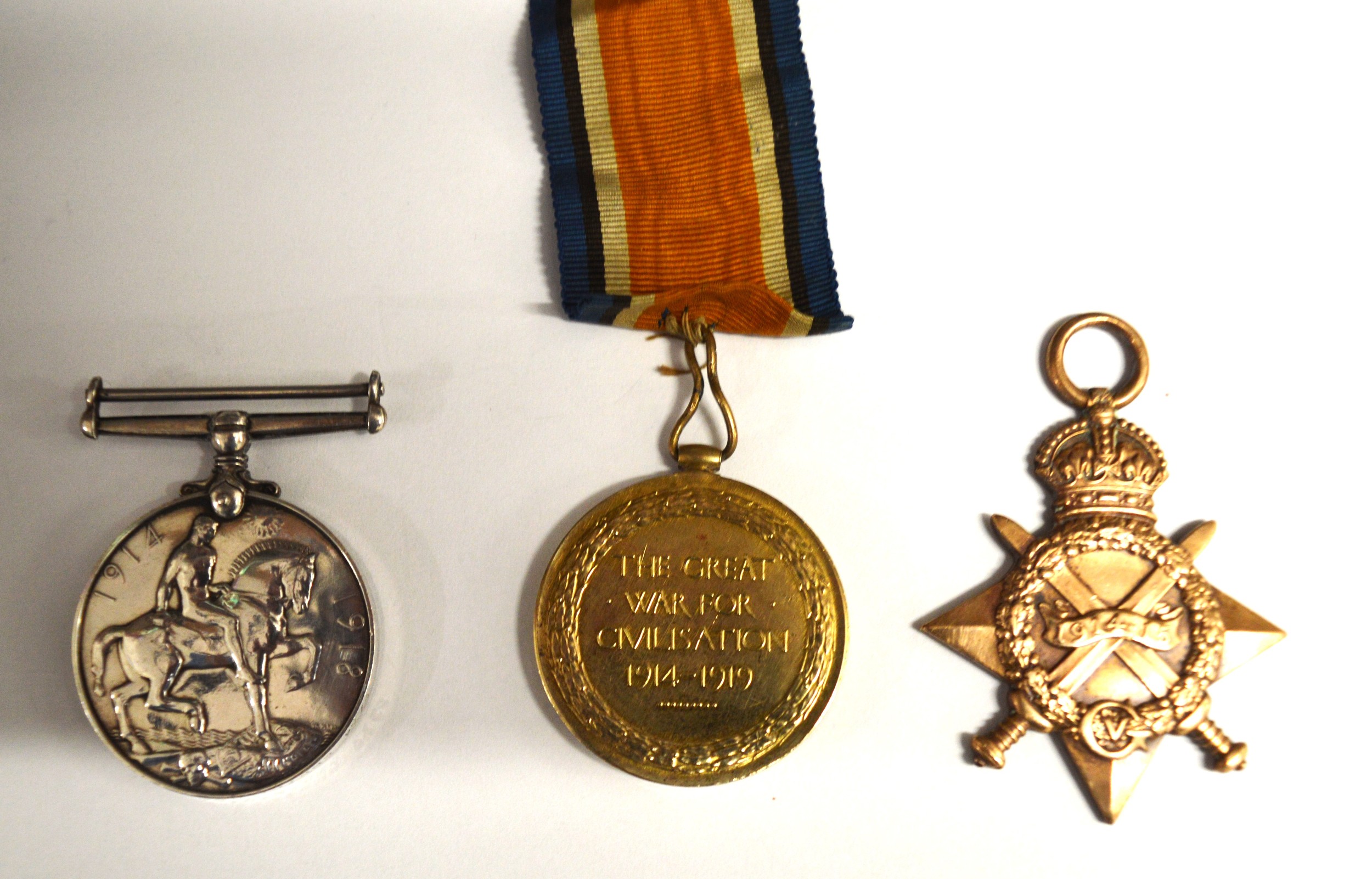 Set Of Three WWI Medals "Pip Squeak & Wilfred" Full Size Medals ...