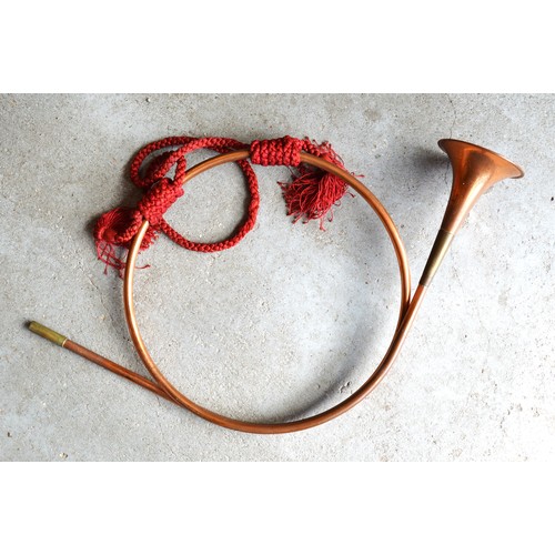 One Large Copper Horn (Needs a mouthpiece)