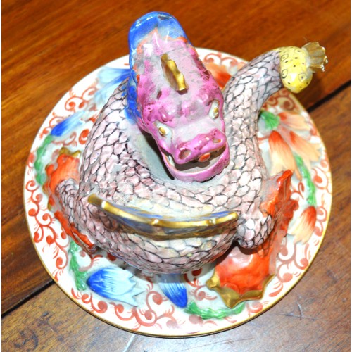 An Early to Mid-19th Century Staffordshire Pottery Very Large Lidded ...