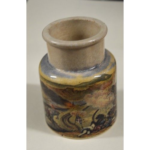 Three Pratt-Ware Jars - approx 4" High