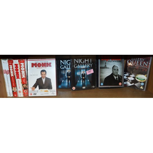 A Selection of American TV Series, DVD Boxed Sets including Monk ...
