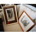 Framed, Mounted and Glazed Etching of a Cavalier (Originally by J L E ...