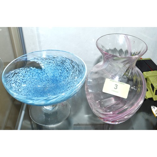 Two Pieces of Caithness Glass