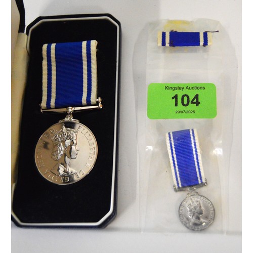 Police Long Service & Good Conduct Medal - Engraved With Name Around ...