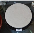 One Swarovski Circular Display Stand - Topped with Cream "Velvet ...