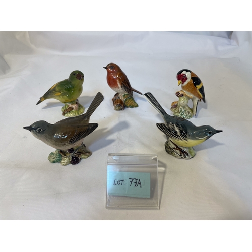 5 x Beswick birds