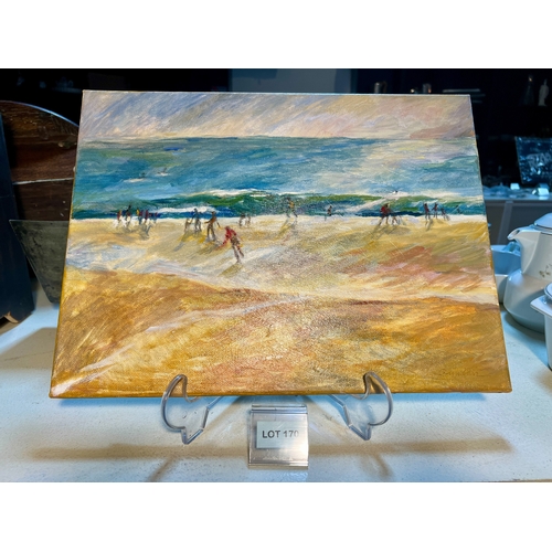 Local Artist (Otley, Yorkshire 1927-2020) Ann Carr of Otley 'High Tide ...