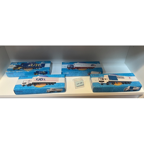 4 x Corgi Model transport trucks