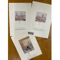 Collection of three unframed limited edition prints by G.W. Birks Y.W.S ...