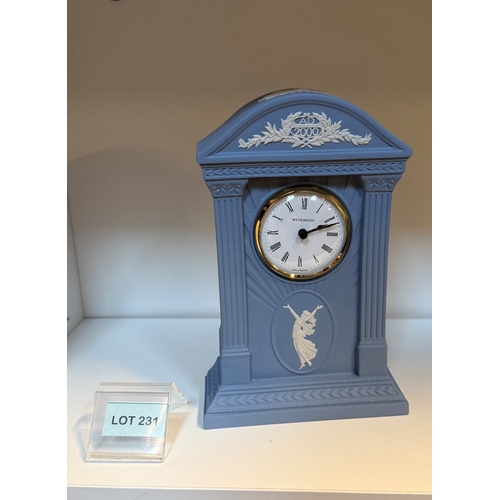 Wedgewood mantle clock