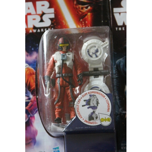 4 X 2015 Star Wars THE FORCE AWAKENS FIGURES - NEW IN BOX