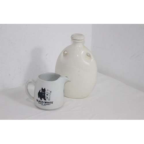 VINTAGE ADVERTISING JUG AND WATER BOTTLE