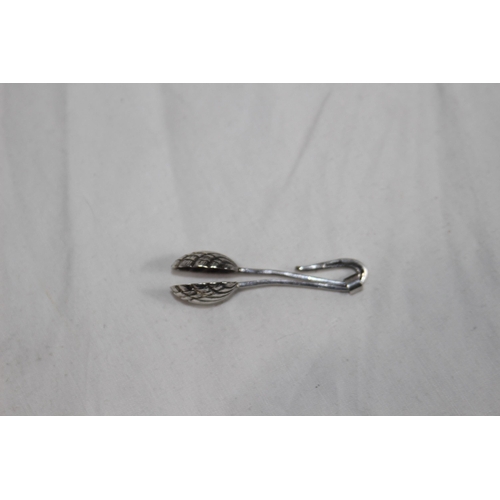 NOVEL SHELL FORM SILVER NAPKIN CLIP BY CHARLES CLEMENT PILLING
