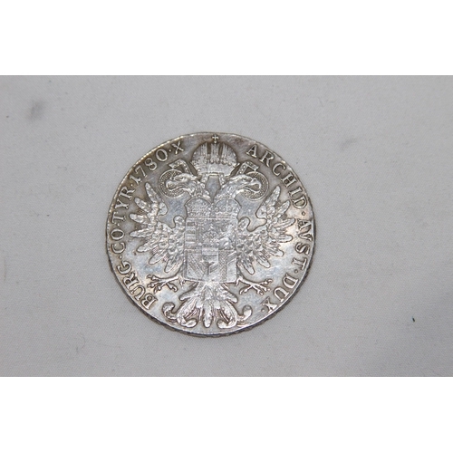 1780 MARIA THERESA SILVER COIN