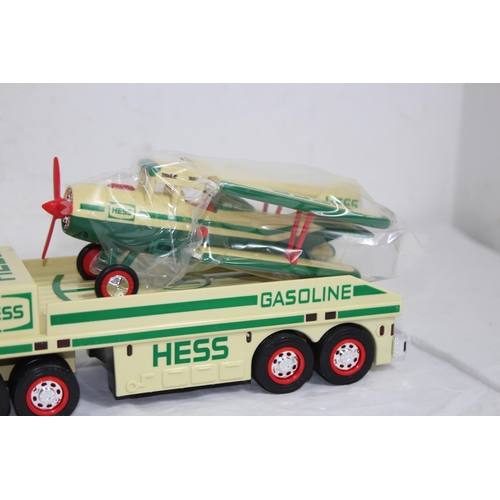 BOXED HESS TOY TRUCK AND AIRPLANE 37 X 13CM