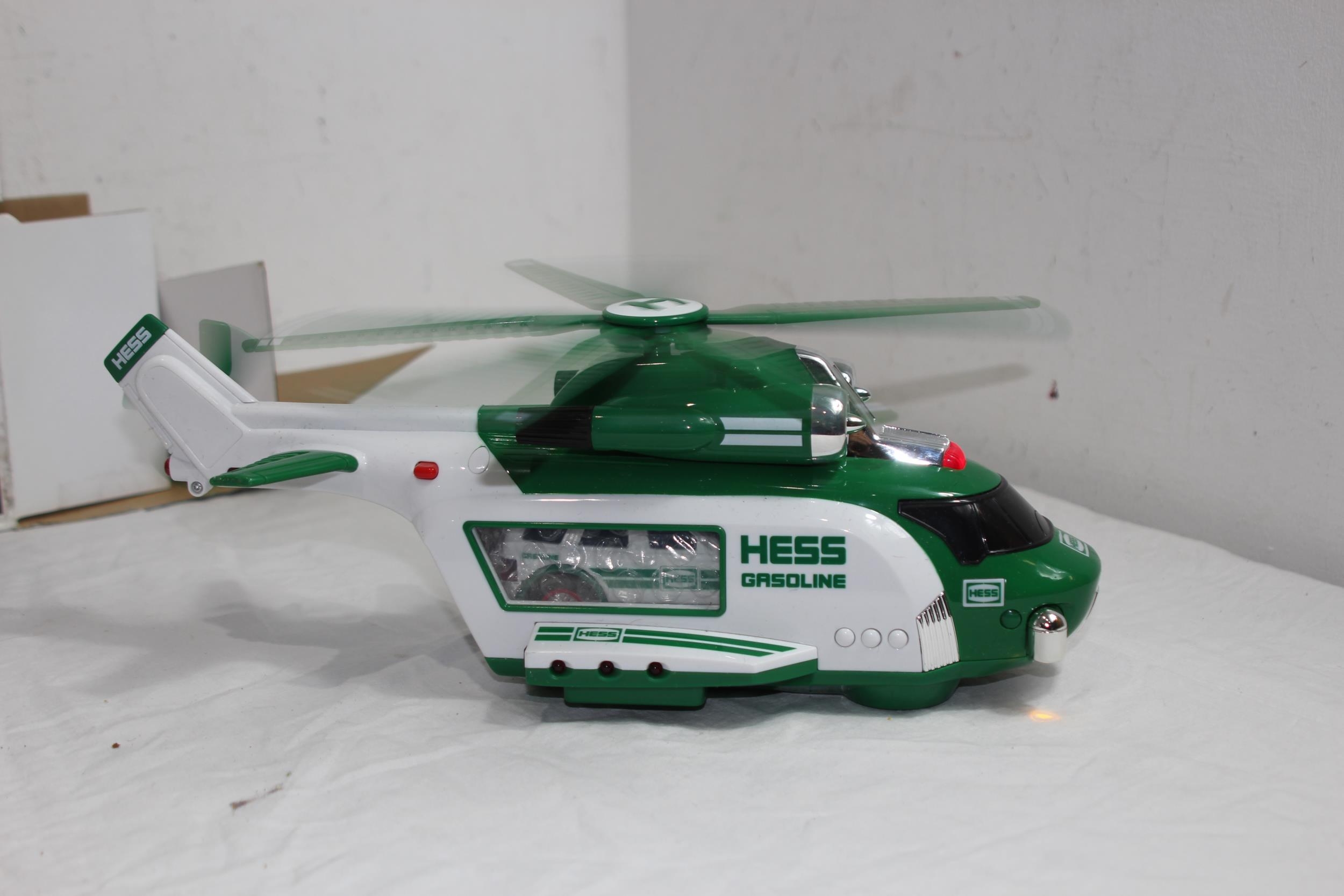 BOXED HESS TOY HELICOPTER AND RESCUE 30 X 12CM