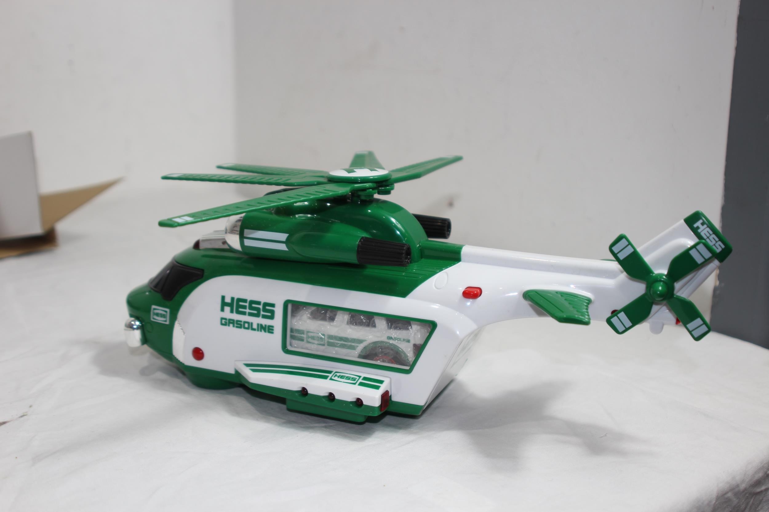 BOXED HESS TOY HELICOPTER AND RESCUE 30 X 12CM