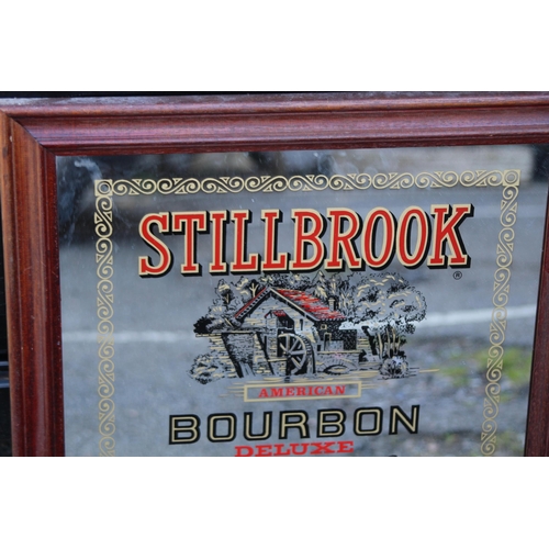 STILLBROOK BOURBON WHISKEY ADVERTISING MIRROR 60 X 50CM
