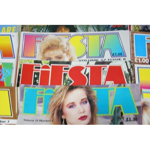 QUANTITY OF VINTAGE FIESTA ADULT MAGAZINES