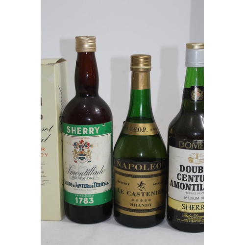 QUANTITY OF VARIOUS BRANDY AND OTHER WINE