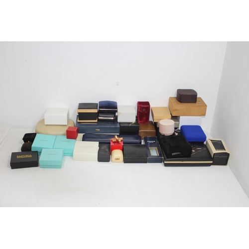 QUANTITY OF EMPTY JEWELLERY BOXES ETC