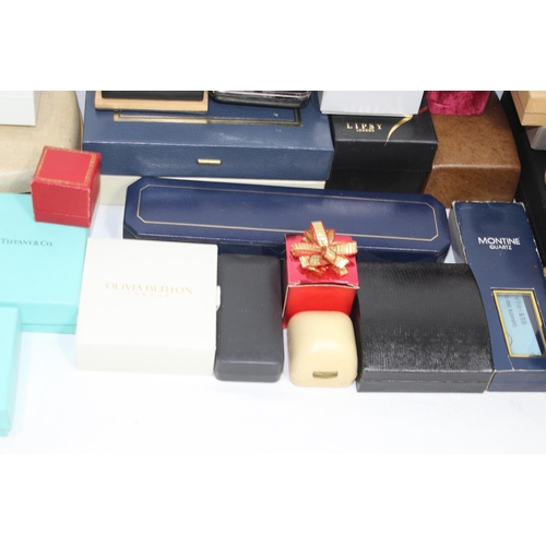 QUANTITY OF EMPTY JEWELLERY BOXES ETC