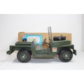 VINTAGE PALITOY ACTION MAN LAND ROVER IN BOX 54 X 29CM