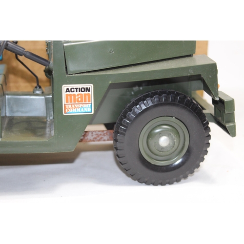 VINTAGE PALITOY ACTION MAN LAND ROVER IN BOX 54 X 29CM