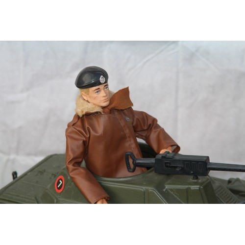 VINTAGE ACTION MAN SALADIN AND DRIVER