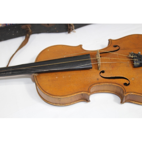 ANTIQUE CASED STRADIVARIUS VIOLIN