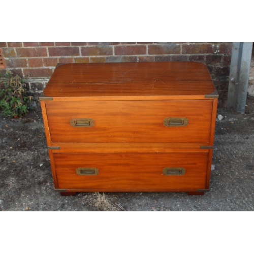 SMALL CAMPAIGN CHEST TOP SECTION 81 X 43 X 60CM