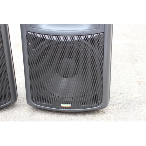 PAIR OF SOUND LAB PROFESSIONAL SPEAKERS 50 X 35 X 70CM