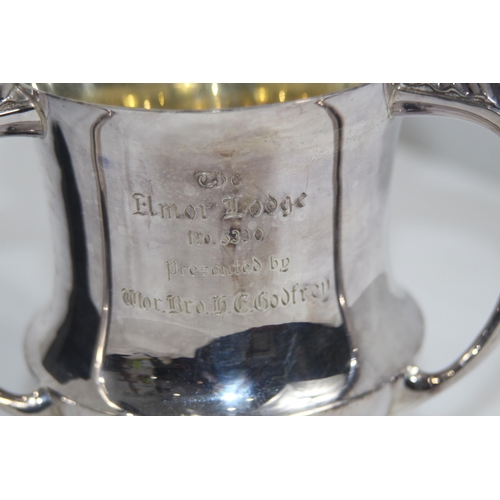 VINTAGE CASED MASONIC CUP 18CM