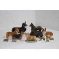 QUANTITY OF CORGI COLLECTABLE FIGURES INCLUDING BESWICK - 1 A/F 15 X 13CM