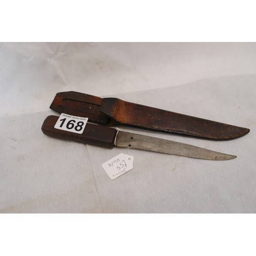 Vintage Skinning Knife in Sheaf Sheffield Made