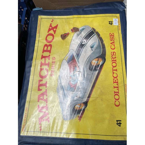 ‘Matchbox’ Series Collectors Case , With Cars.
